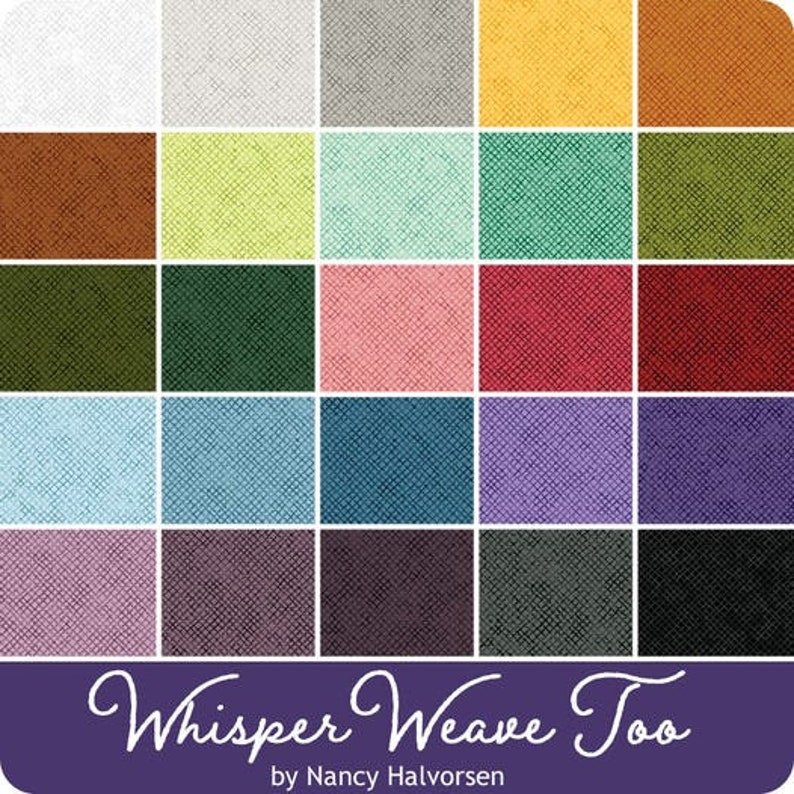 Whisper Weave Too Fat Quarter Bundle, Nancy Halvorsen Fabric by ...