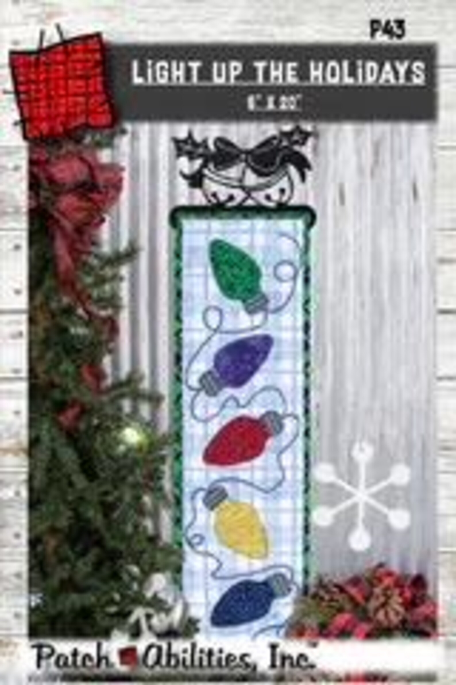Light up the Holidays Quilt Kit, Applique Sewing Project, Christmas ...