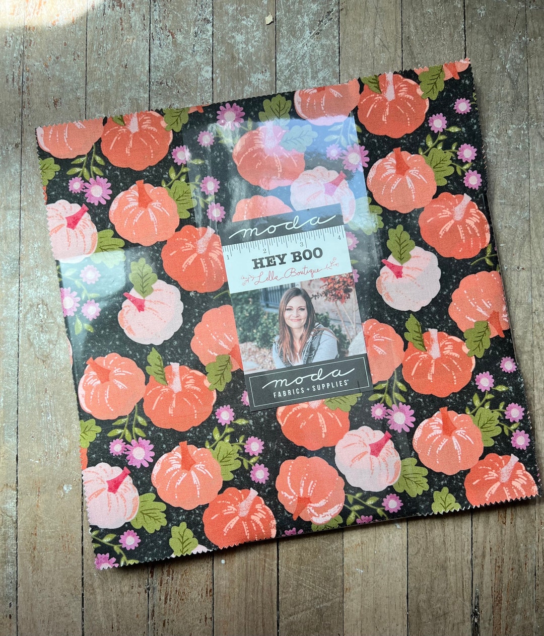 Hey Boo Layer Cake, Lella Boutique Fabric, 10 Inch Squares, Quilt ...