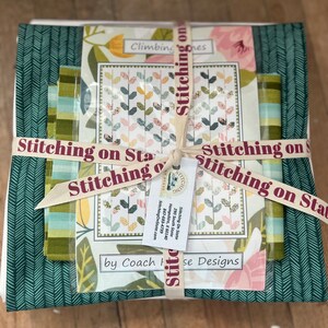 Climbing Vines Quilt Kit, Throw Quilt Kit, Willow 1 Canoe Fabric, Throw ...