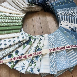 Shoreline Fat Quarter Bundle, Camille Roskelley 40 Fat Quarters, 10 ...