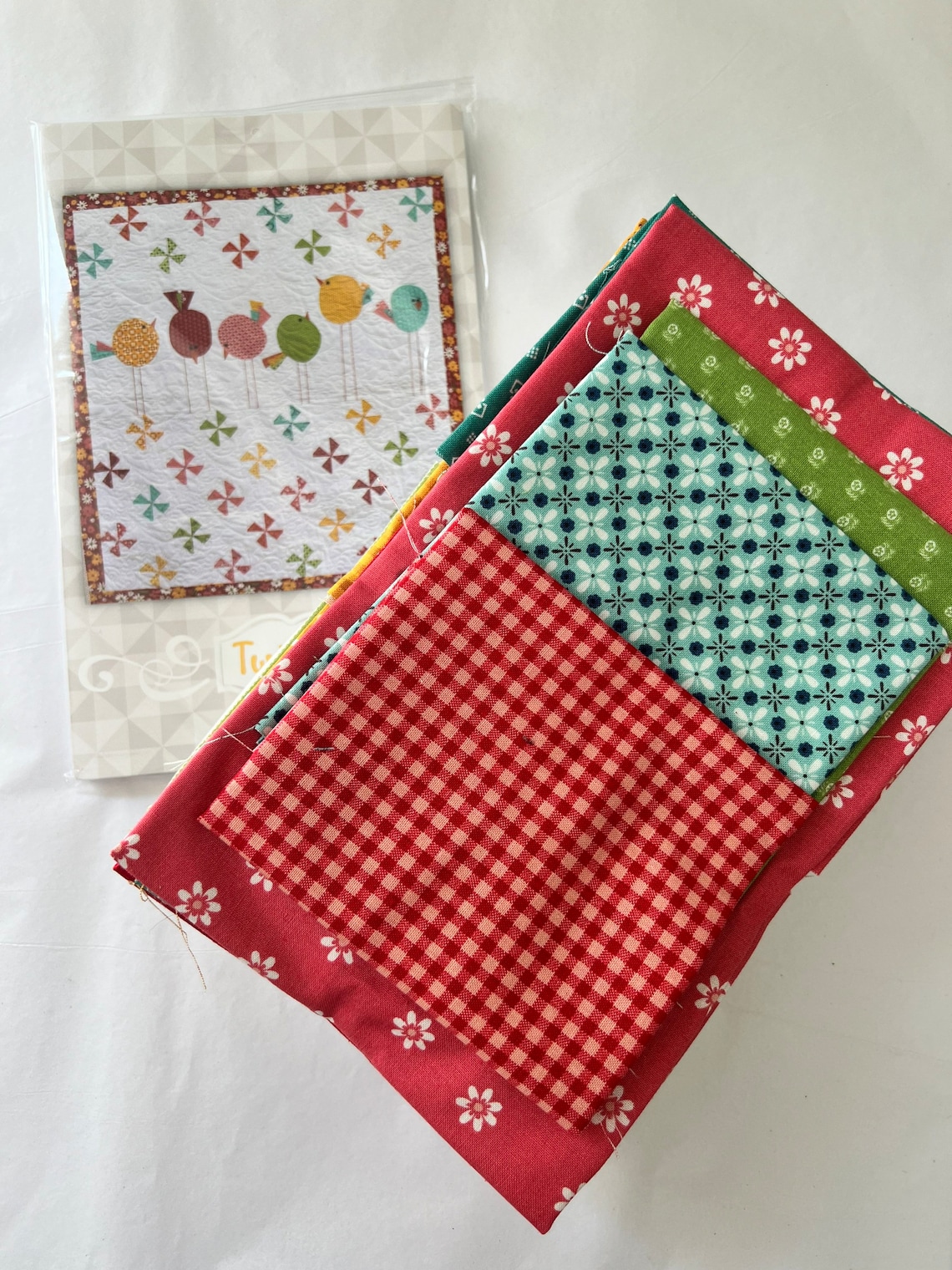 Twitter Quilt Kit, Bird Quilt Kit, Lori Holt Fabric, Wall Quilt, Baby ...