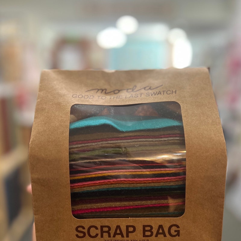 Fabric Scrap Bag - Etsy