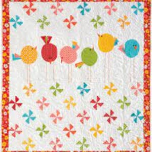 Twitter Quilt Kit, Bird Quilt Kit, Lori Holt Fabric, Wall Quilt, Baby ...