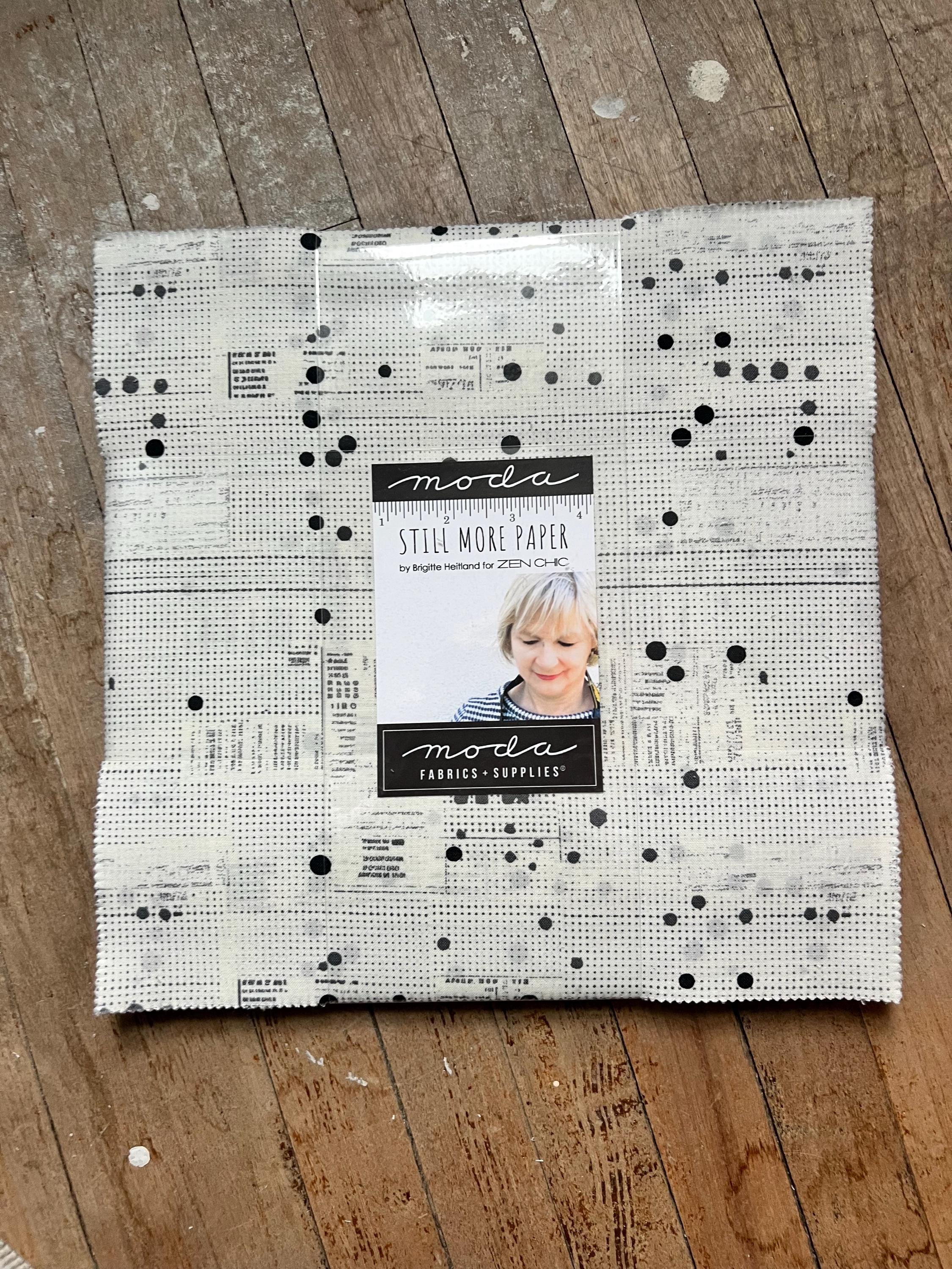 Still More Paper Layer Cake, Zen Chic Quilters Fabric, 10 Inch Squares, Modern Quilt Fabric ...
