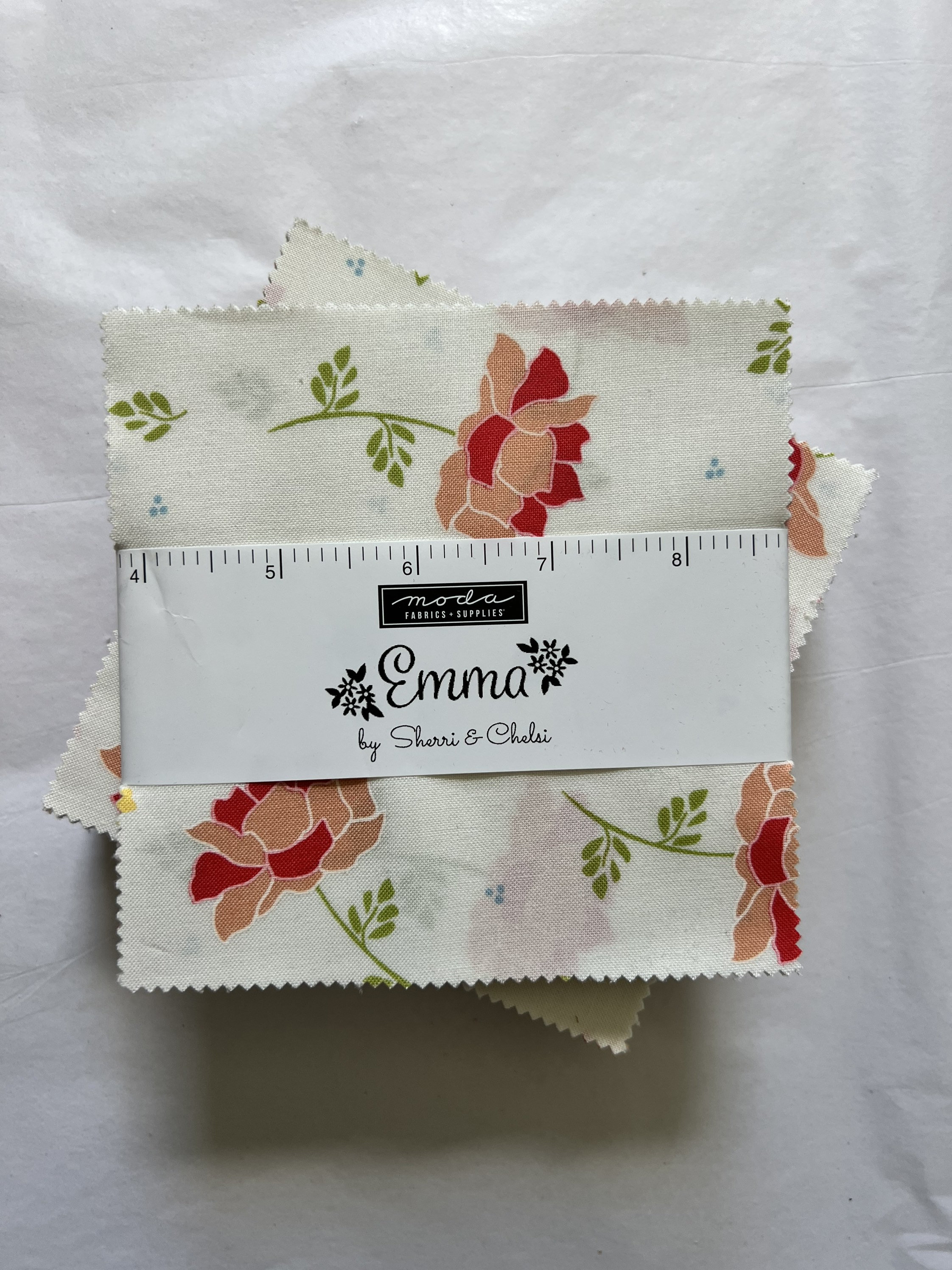 Emma Charm Pack Sherri & Chelsi for Moda Fabric Modern Quilt Fabric ...