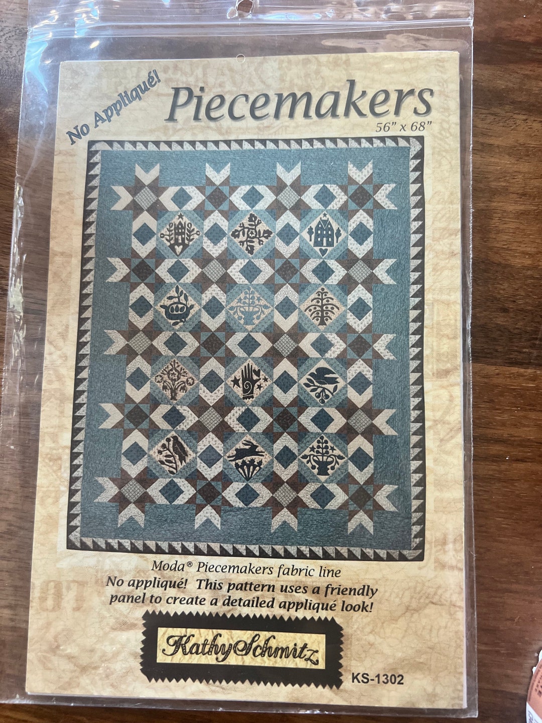 Piecemakers Quilt Pattern, PATTERN by Kathy Schmitz,throw Size Quilt ...