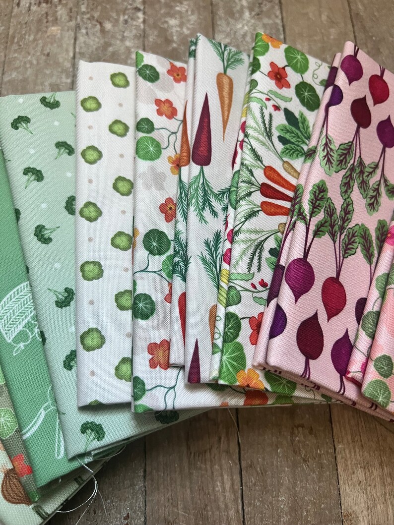 The Kitchen Garden Fat Quarter Bundle, Lewis & Irene Fat Quarters ...
