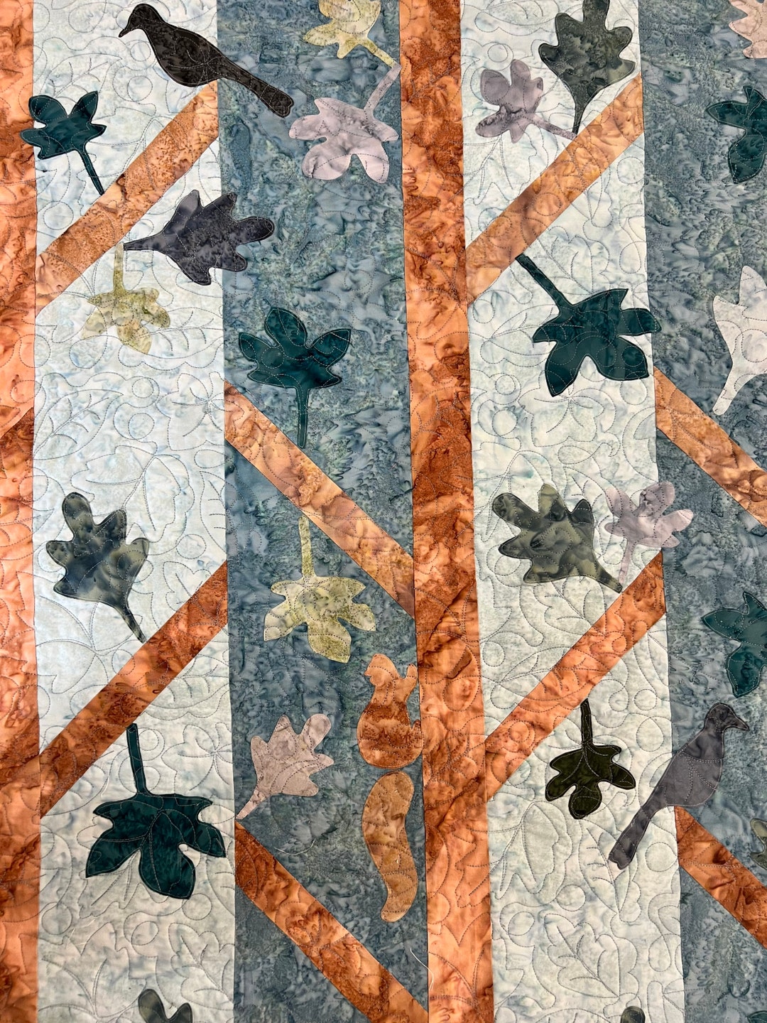 Walk in the Park Quilt Kit Tree Quilt Kit Palette of the - Etsy