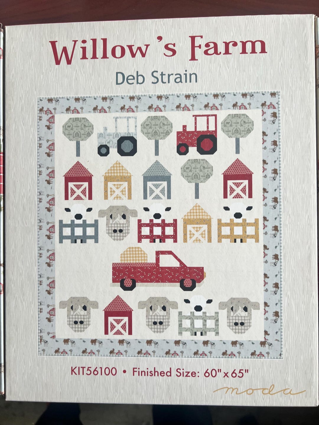 Willow’s Farm Quilt Kit, Deb Strain Boxed Quilt Kit From Moda, Farm ...