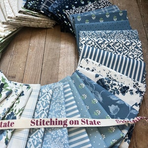 Shoreline Fat Quarter Bundle, Camille Roskelley 40 Fat Quarters, 10 ...