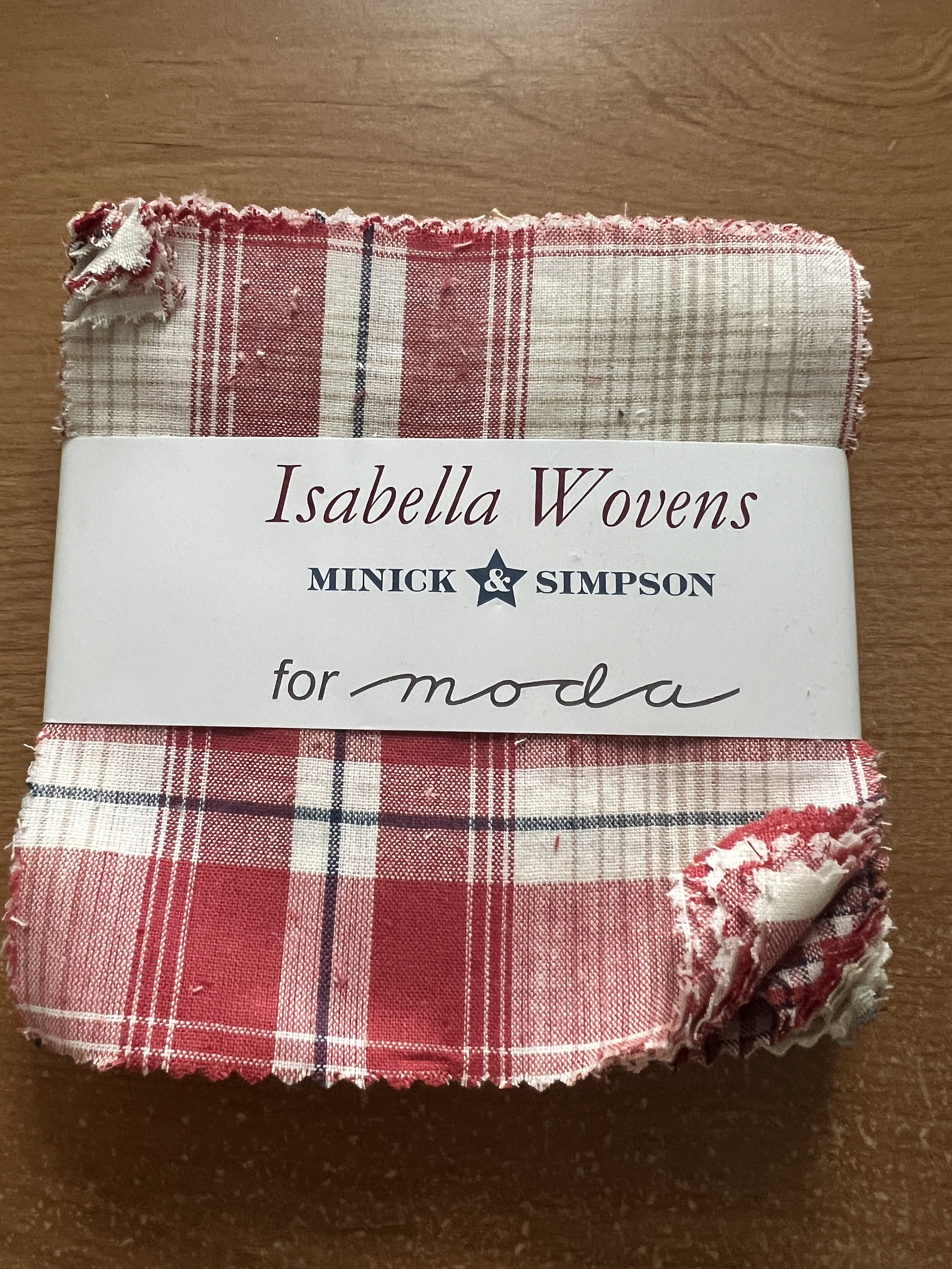 Isabella Wovens 5 Charm Pack, Minick and Simpson, Precut Fabric, Woven ...