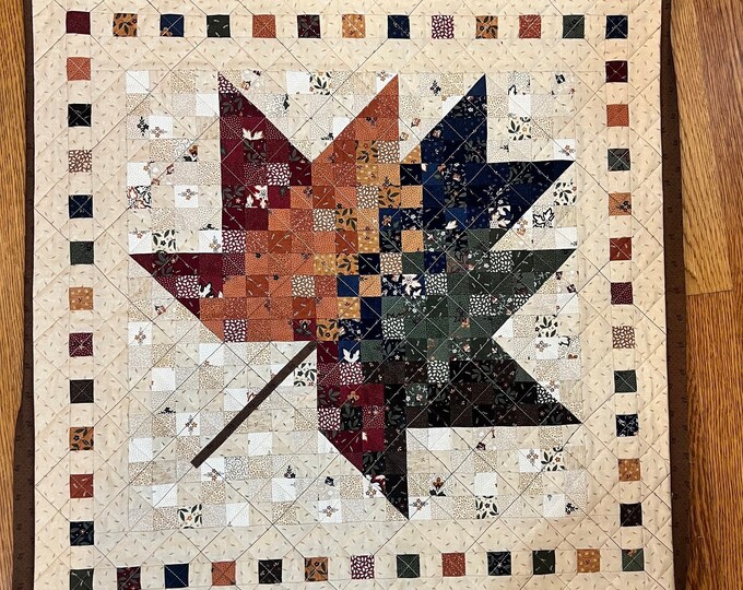 Nature’s Watercolor Quilt Kit, Fall Leaf Wall Hanging Quilt Kit, Kansas ...