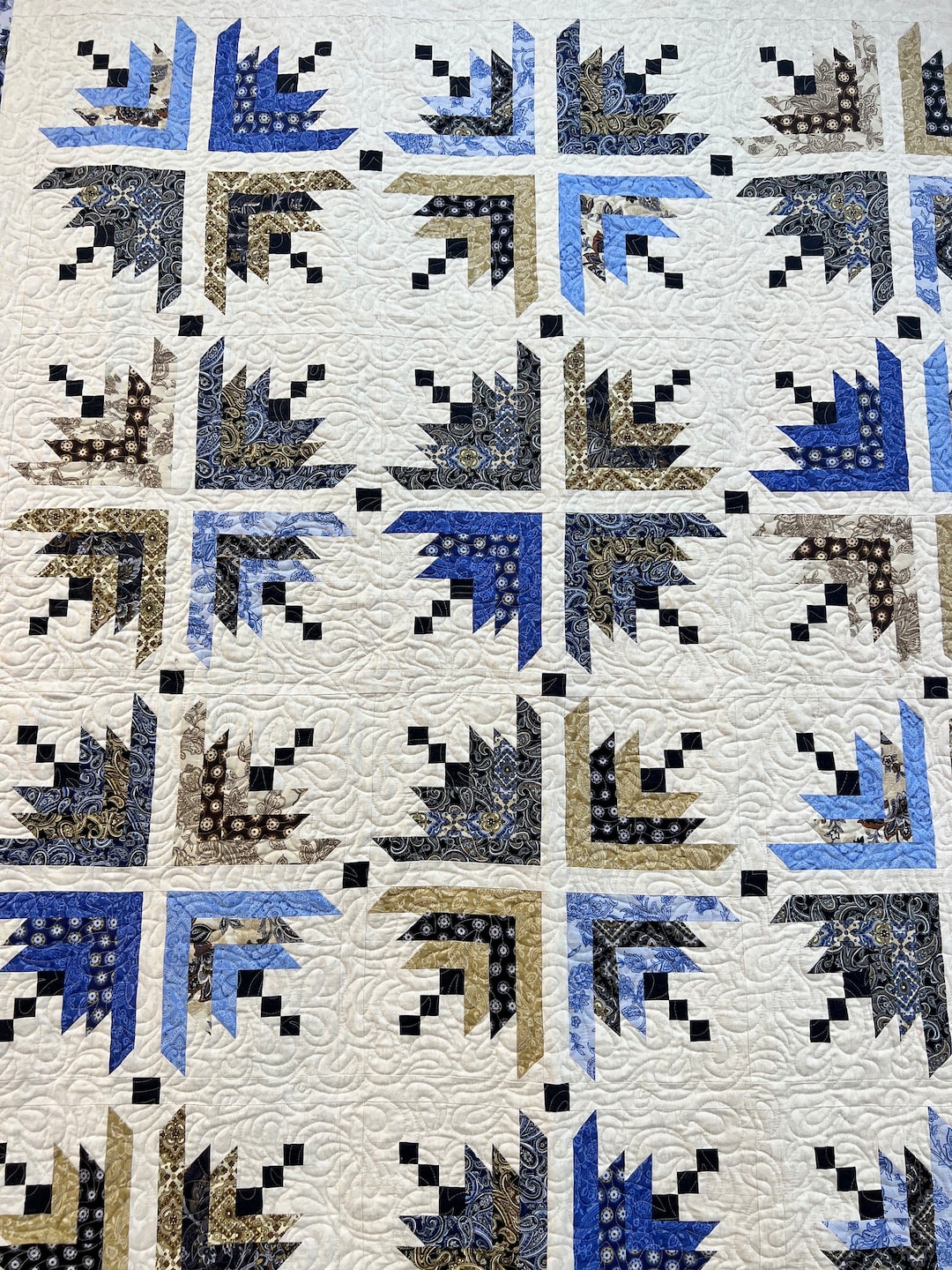 Fancy Schmancy Quilt Kit, Wendy Sheppard Quilt Kit, Paisley Fabrics ...