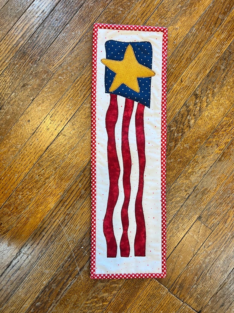 Flag Mini Quilt Kit, Wave It! Quilt Kit, Mini Quilt, Flag Quilt Kit ...