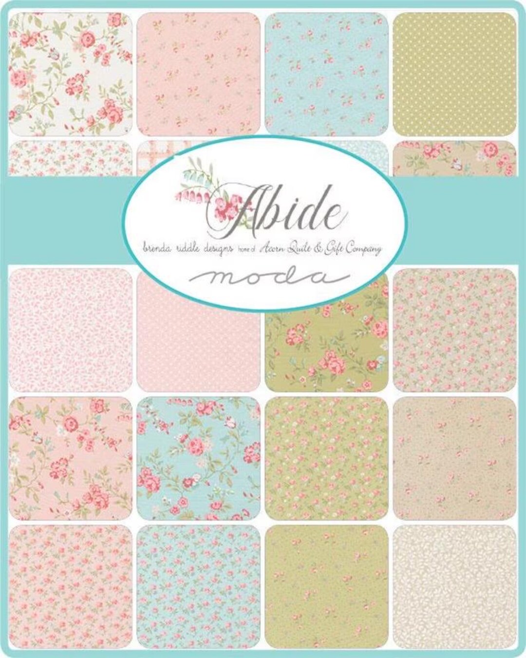Abide Layer Cake, Brenda Riddle Fabric, 10 Inch Precut Squares, Moda ...