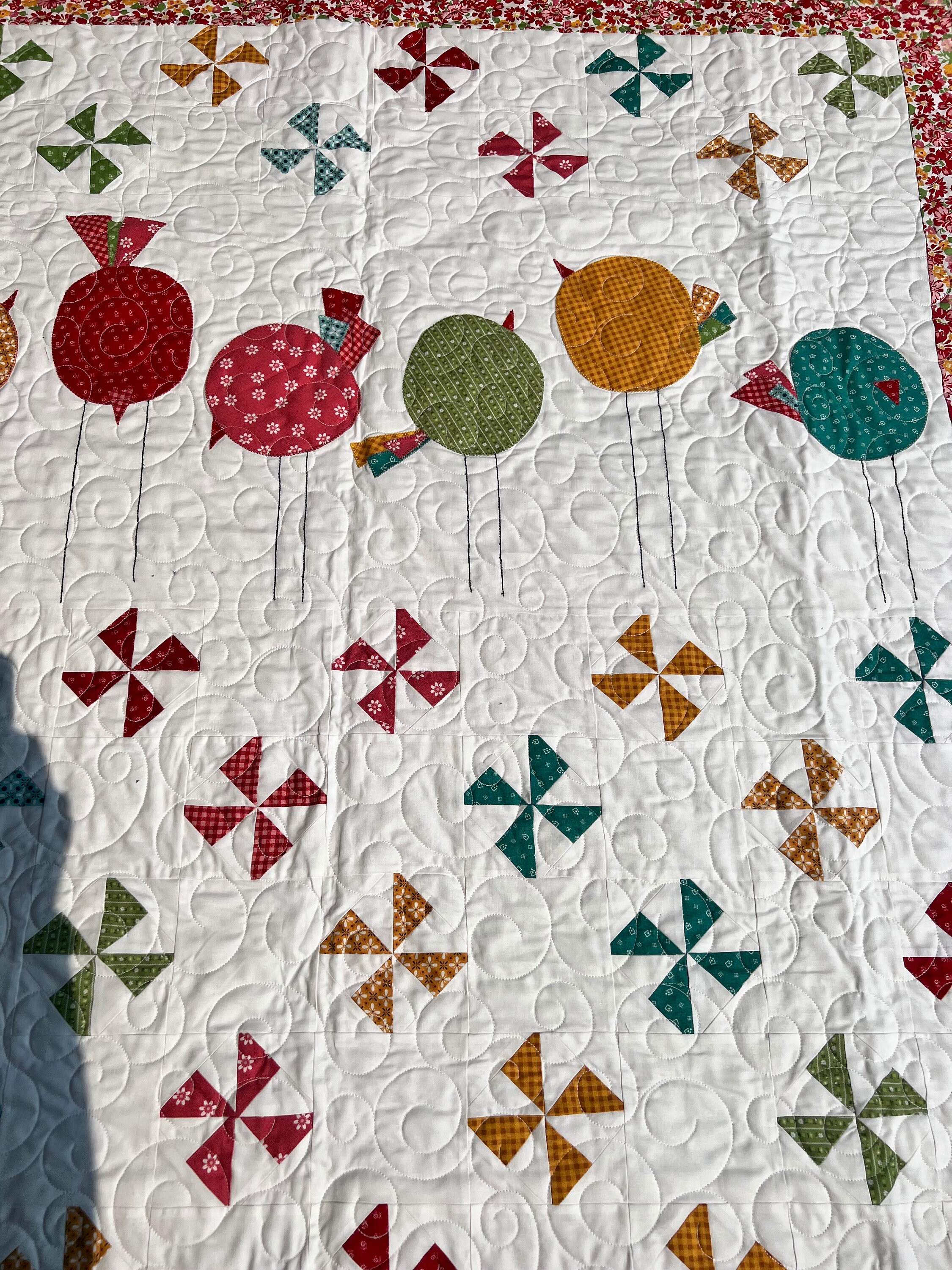 Twitter Quilt Kit, Bird Quilt Kit, Lori Holt Fabric, Wall Quilt, Baby ...