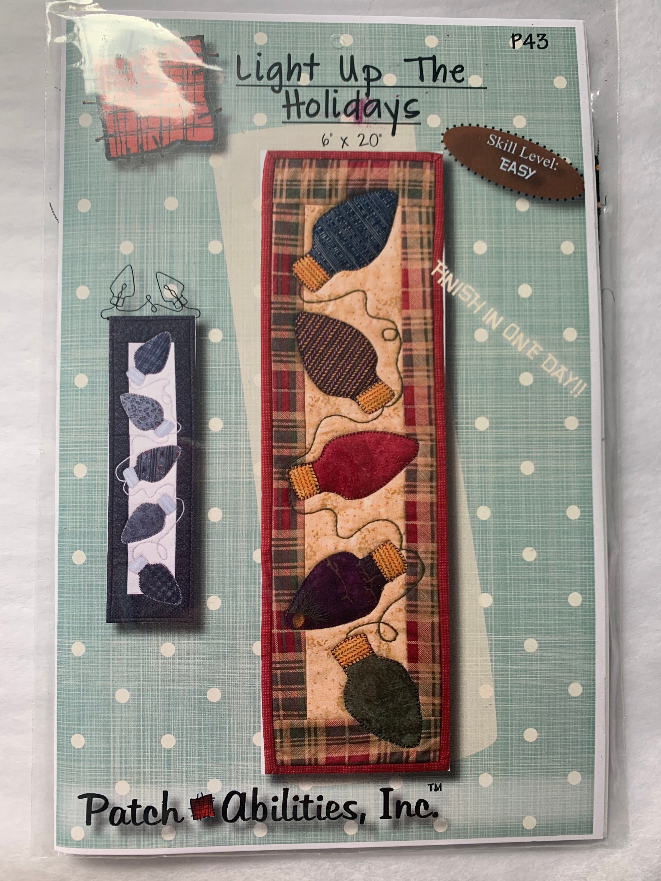 Light up the Holidays Quilt Kit Applique Sewing Project - Etsy