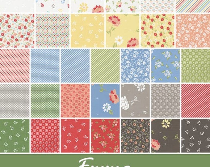 Emma Charm Pack- Sherri & Chelsi for Moda Fabric - Modern Quilt Fabric ...