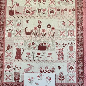 Flower Farm Quilt Kit, Bunny Hill Designs, Throw Size 58" X 68" - Etsy