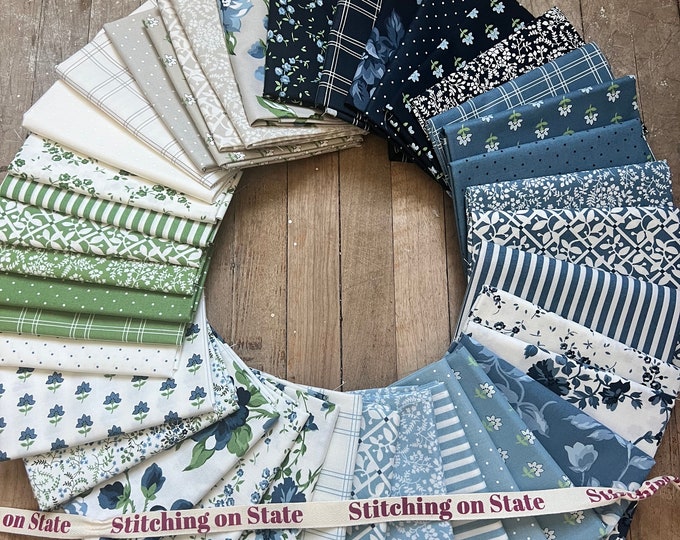 Shoreline Fat Quarter Bundle, Camille Roskelley 40 Fat Quarters, 10 ...