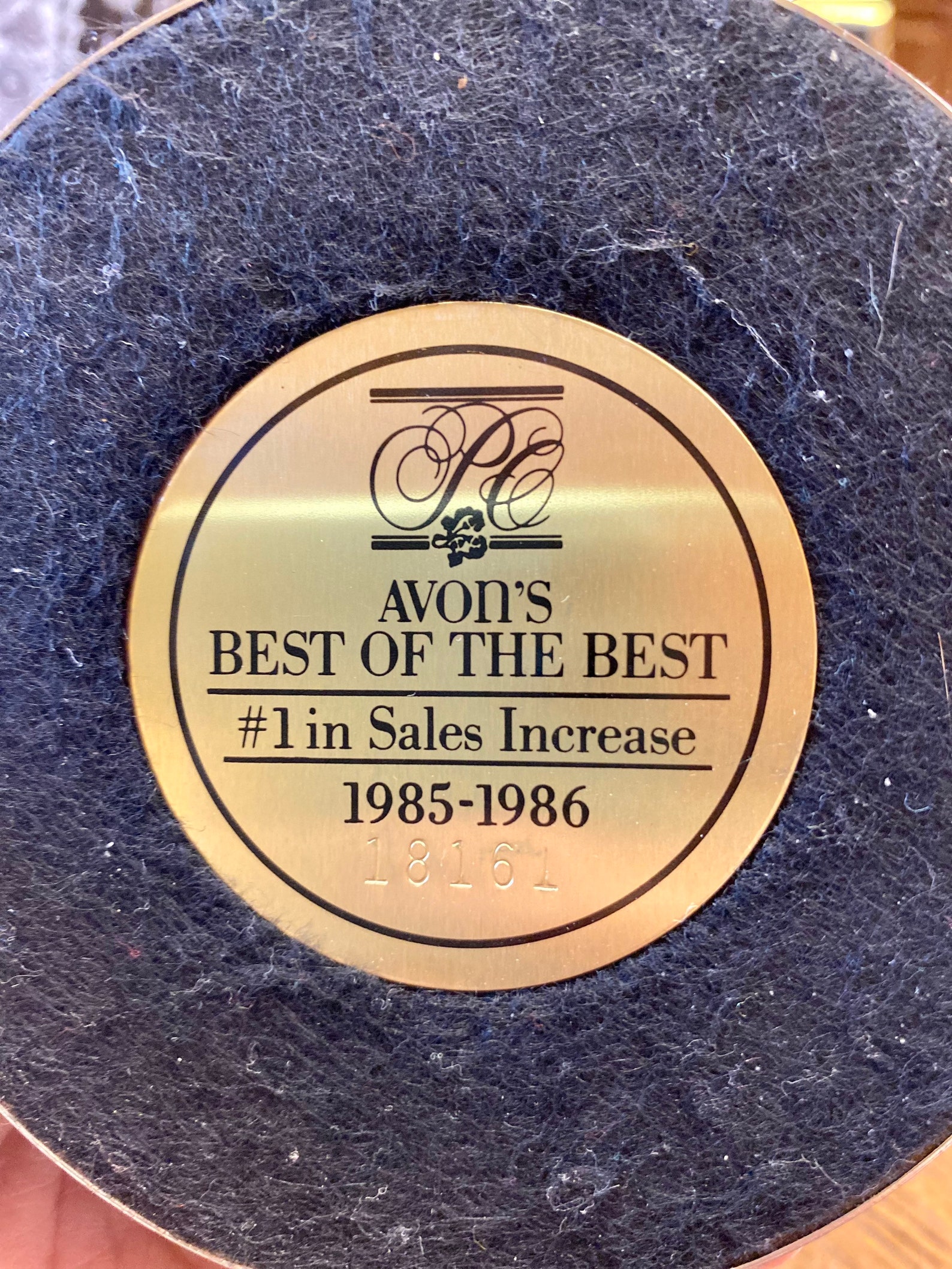 Vintage AVON Trophy - Best of the Best - Etsy