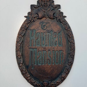 Haunted Mansion Plaque - Etsy