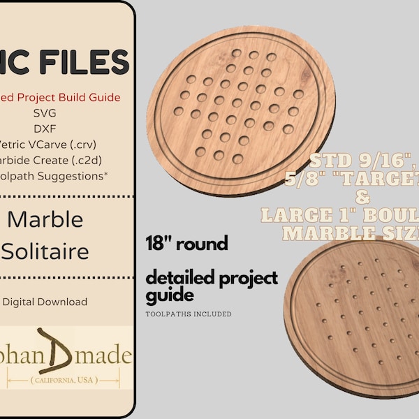 Cnc Marble Game Files - Etsy
