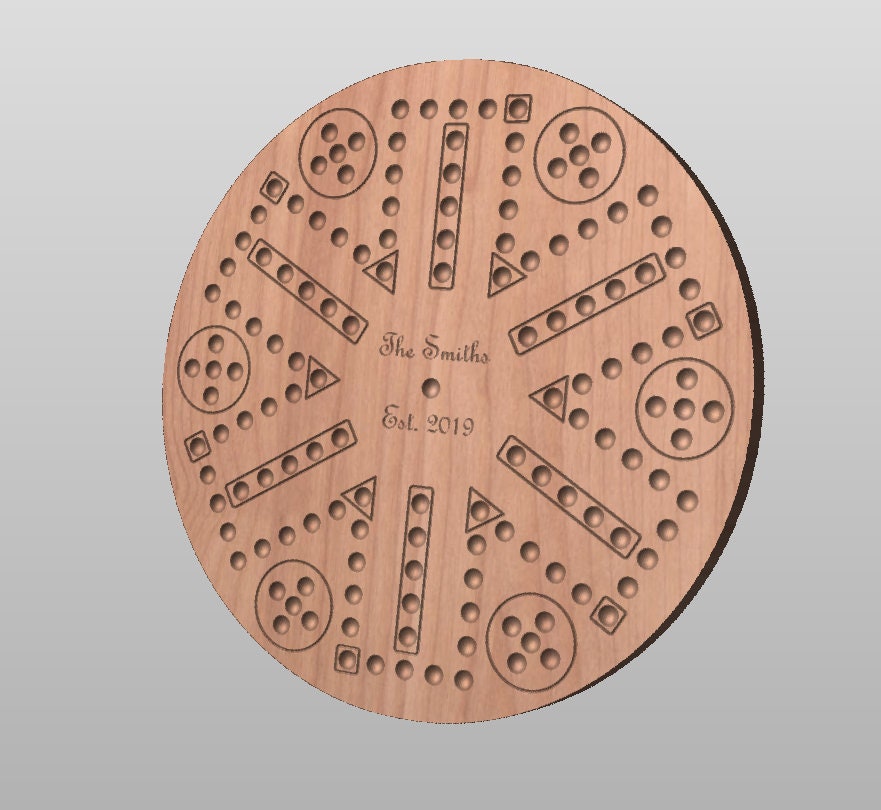 CNC Files + Project Guide | 5 MARBLE Fast Track / Carbles Game - 6 and ...