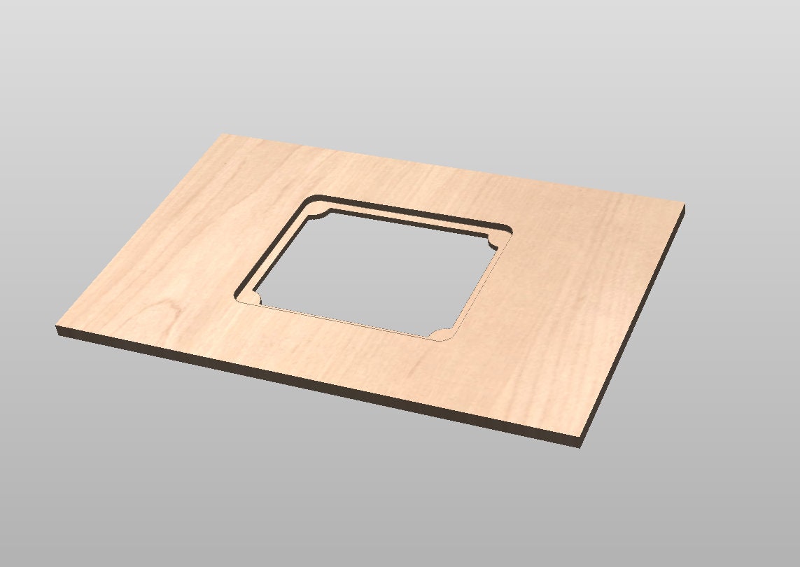 CNC File - Cutout for Jessem or Kreg Router Table Lift Insert - .svg ...