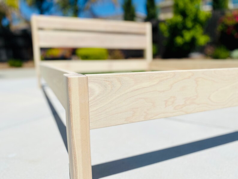 Modern Queen Bed Frame Detailed DIY Build Plans digital - Etsy