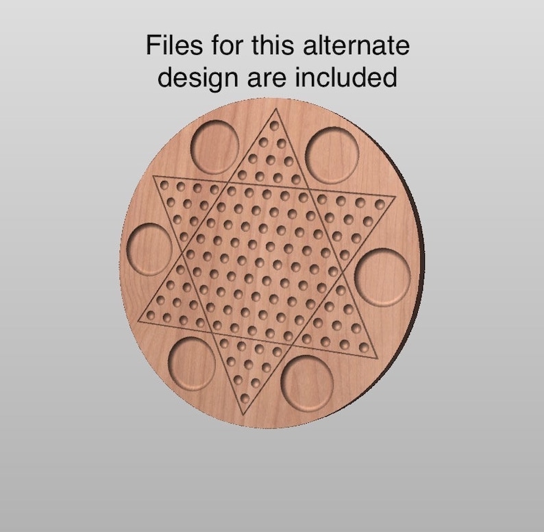CNC Files - Chinese Checkers Marble Game - Detailed Build File ...