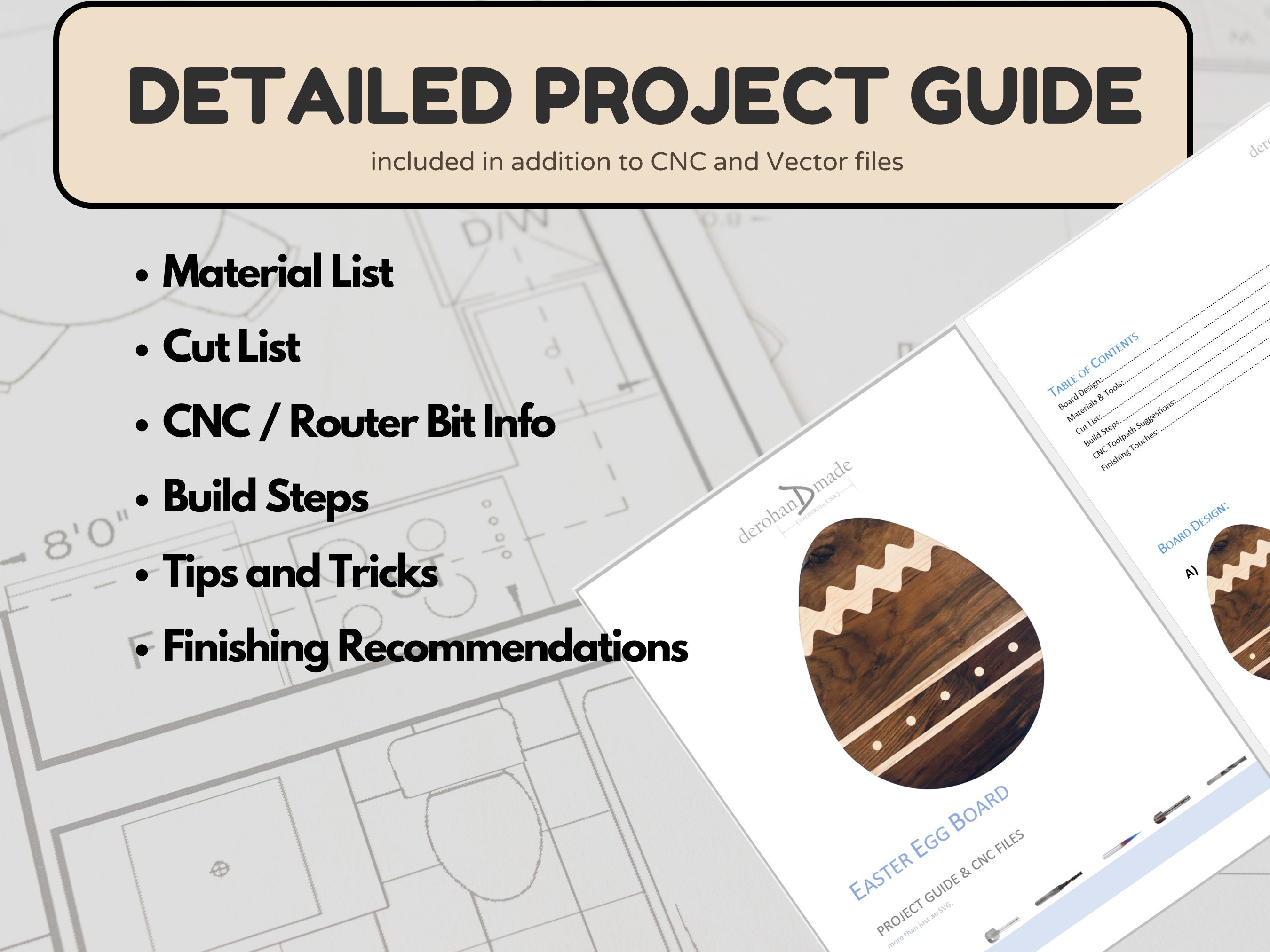 CNC Files Project Guide Easter Egg Board SVG, DXF, Vetric Vcarve File ...