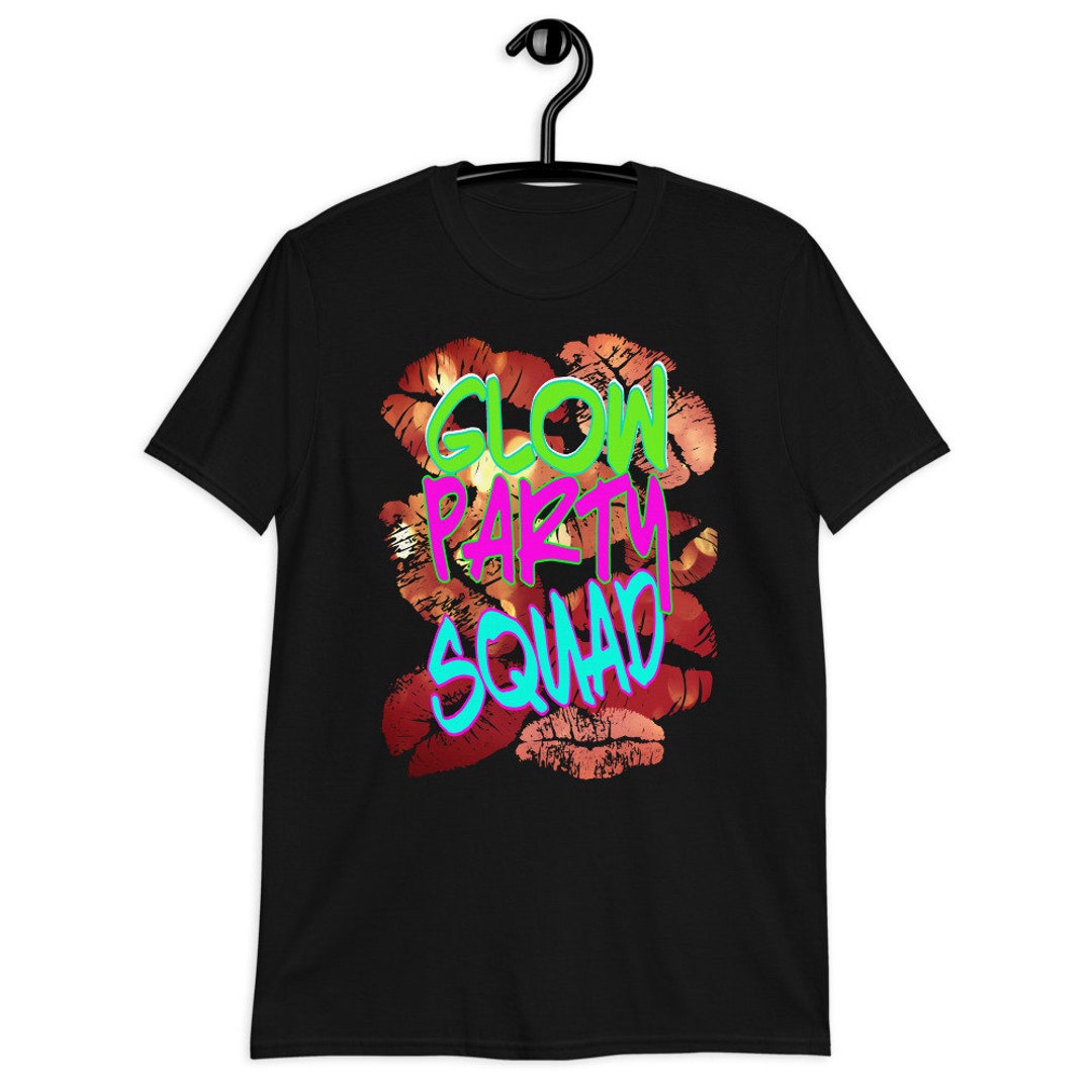Retro Colorful Party Outfit, Glow Crazy T-shirt, Peekay Apparel Party ...