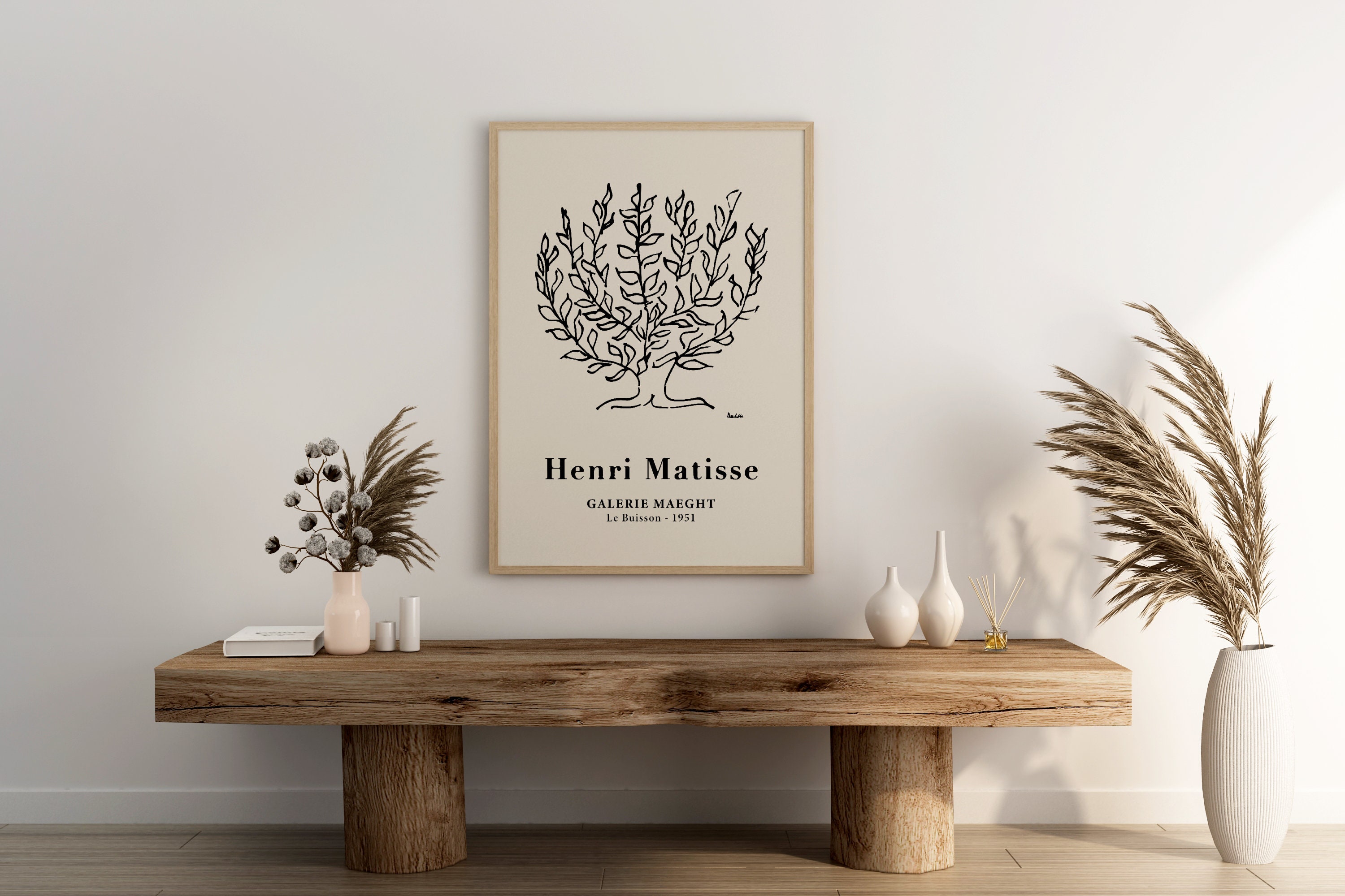 Matisse the Plane Tree Beige Digital Download Print Henri - Etsy