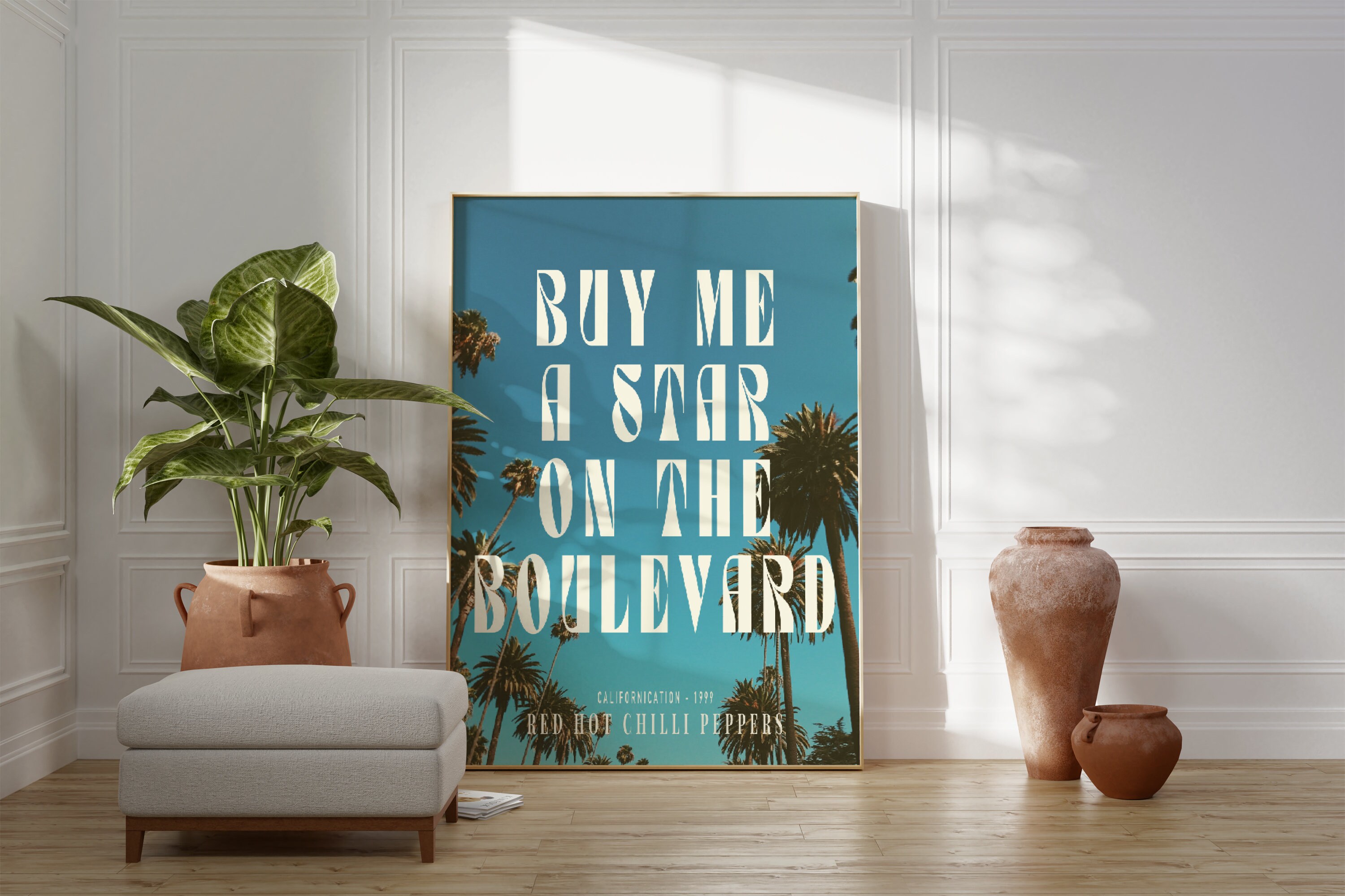 Red Hot Chilli Peppers Poster Under the Bridge Song Lyrics - Etsy