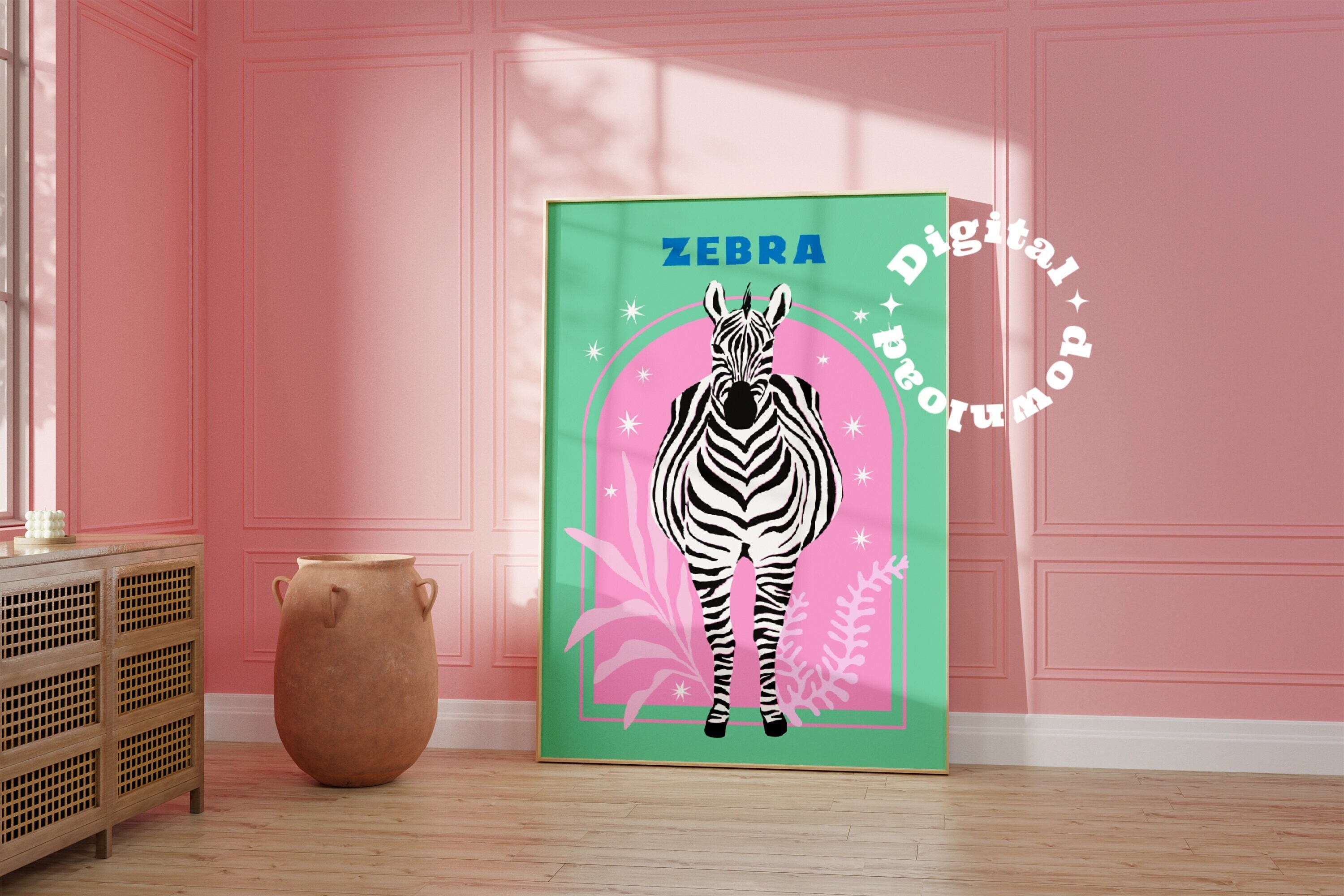 Girls Bedroom Zebra
