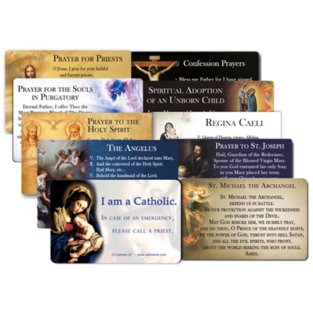 10 Catholic Card Multi Pack - One of Each English Card - Save 10.00! - Etsy