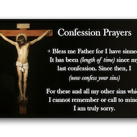 Printable Prayer Holy Cards, Acts of Faith, Hope, Love, Contrition - Etsy
