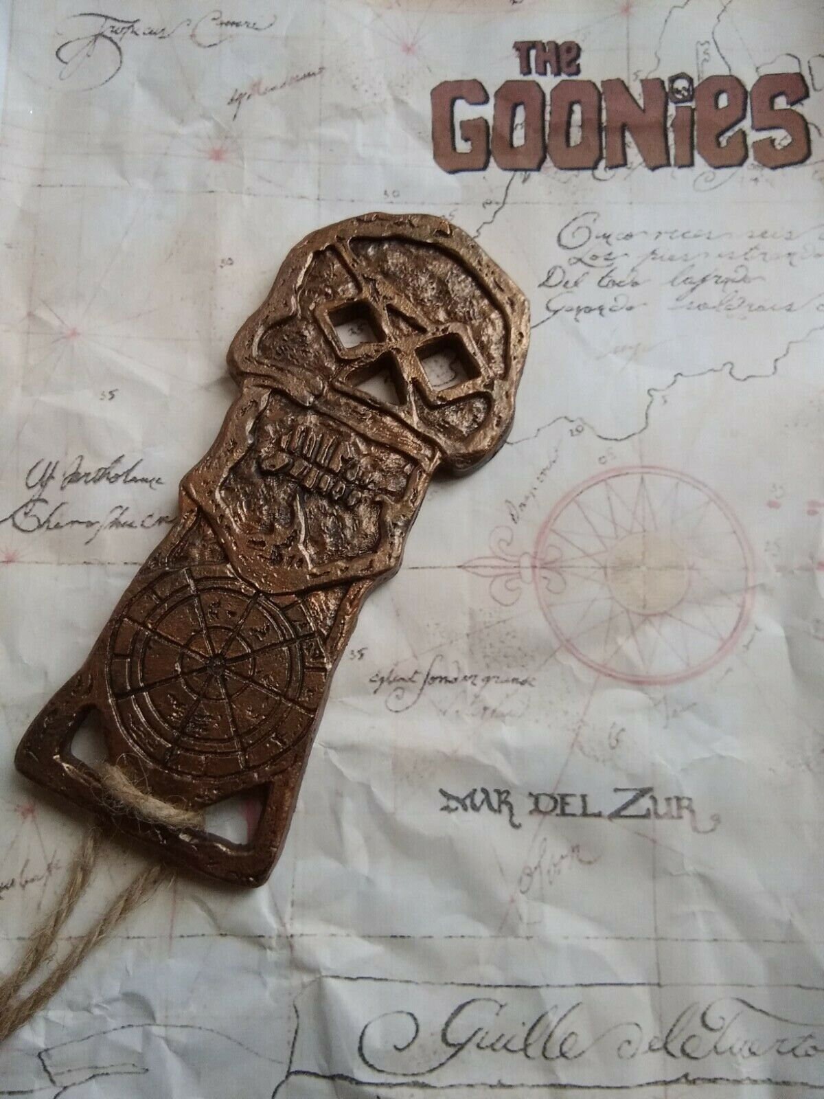 The Goonies Copper Bones Treasure Key Prop Replica 1:1 Scale - Etsy UK