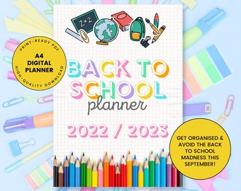 School Year Digital Planner - Etsy