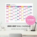 2023-2027 Wall Calendar | 5 YEAR PLANNER | Printable Year Planner ...