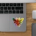 Vintage Bee Sticker, Gold and Black Bee Decal, Nature Insect Sticker ...