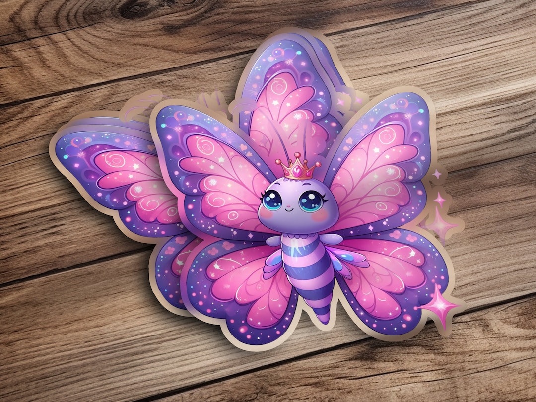 Beautiful Butterfly Sticker, Gifts, Sticker Lover Gifts, Custom ...