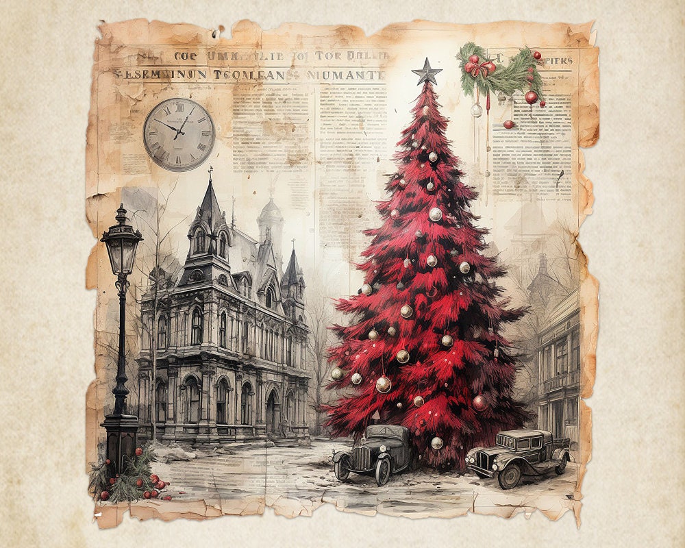 Gothic Christmas Clipart 2, Gothic, Magic, Witchcraft, Mystical ...