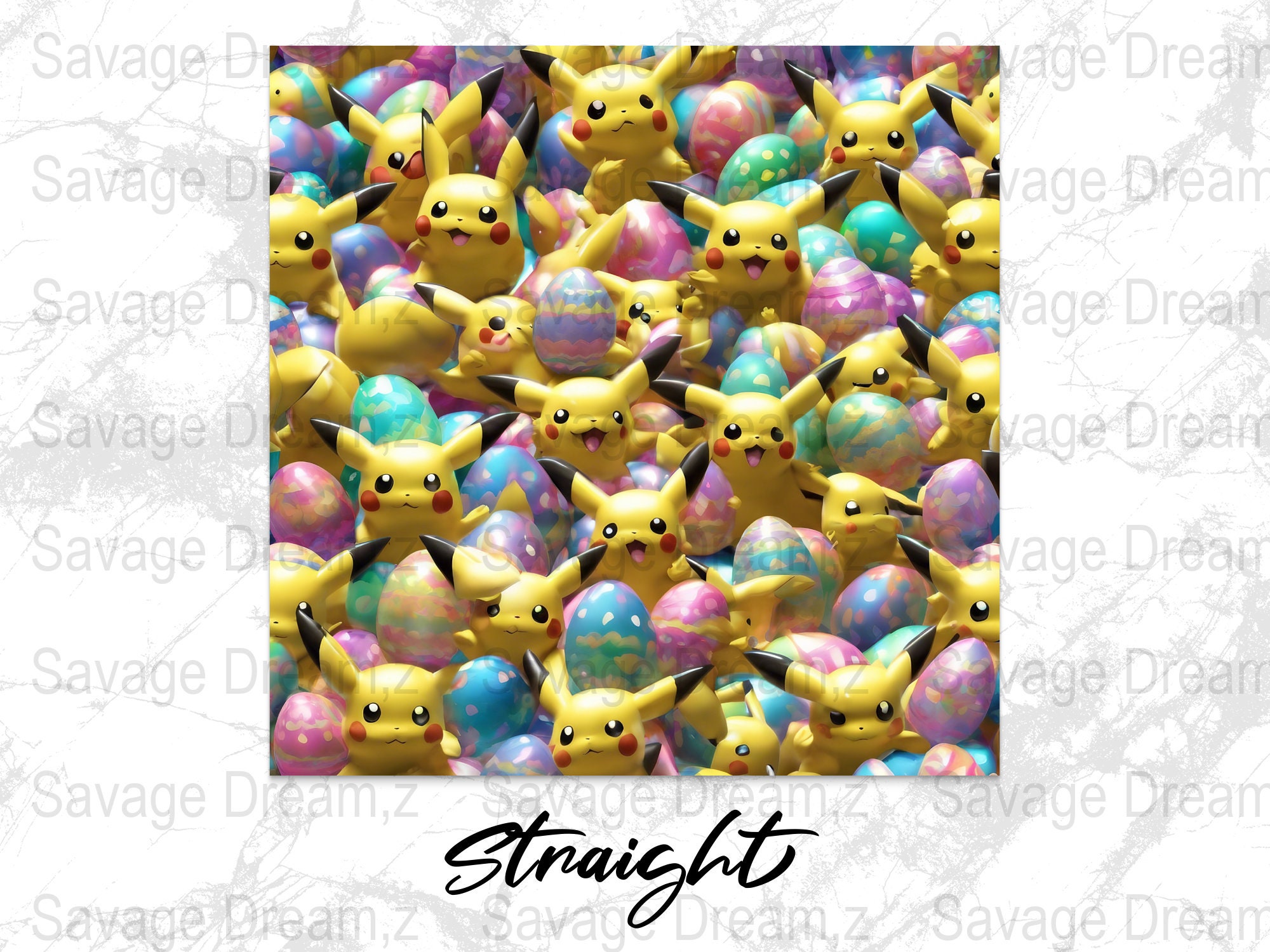 Pikachu Digital File, Sublimation Design, Tumbler Wraps, PNGS, Instant ...