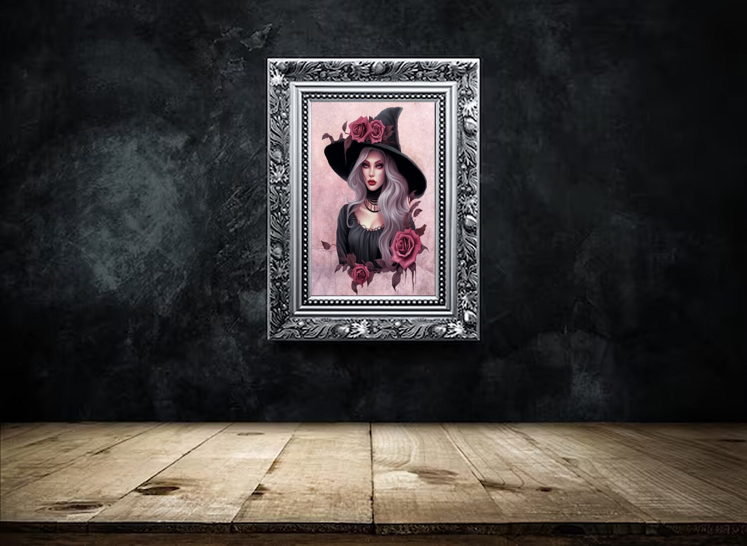 Gothic Rose Witch PNG, Pagan, Magic, Witchcraft, Mystical , Paper Craft ...