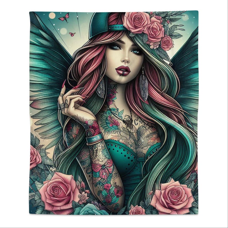 Vintage Fairy Boho Digital Art Print Digital Download Boho Decor