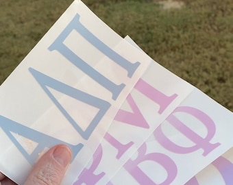 Greek Letter Decal | Etsy