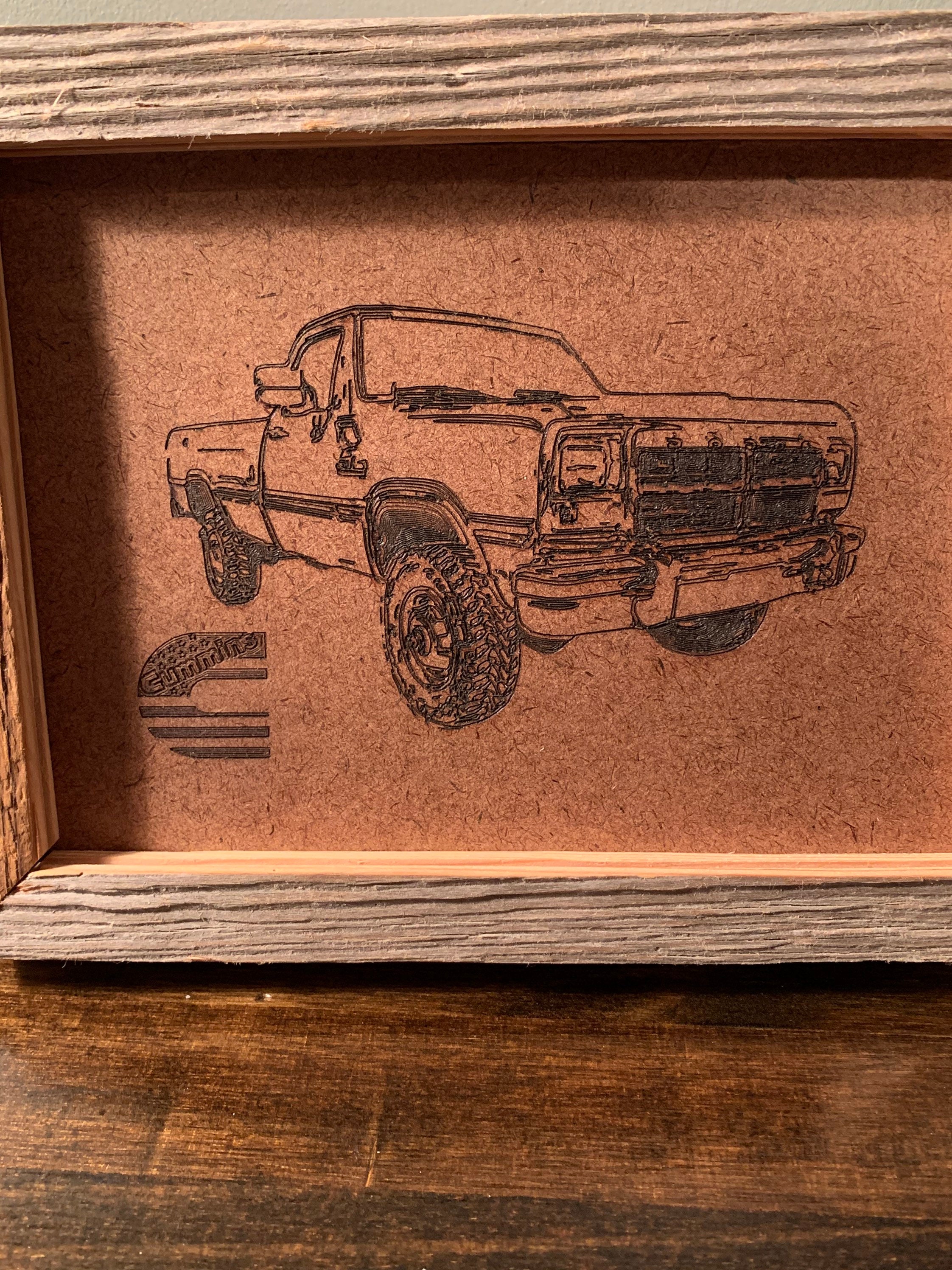 First Gen Dodge, Diesel, Cummins, Laser Engraved Sign/picture, Cummins ...